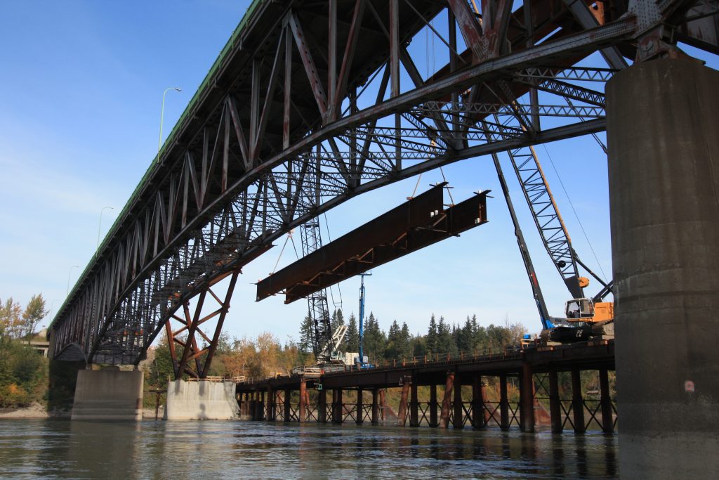 Simon Fraser Bridge, Prince George, BC - Surespan
