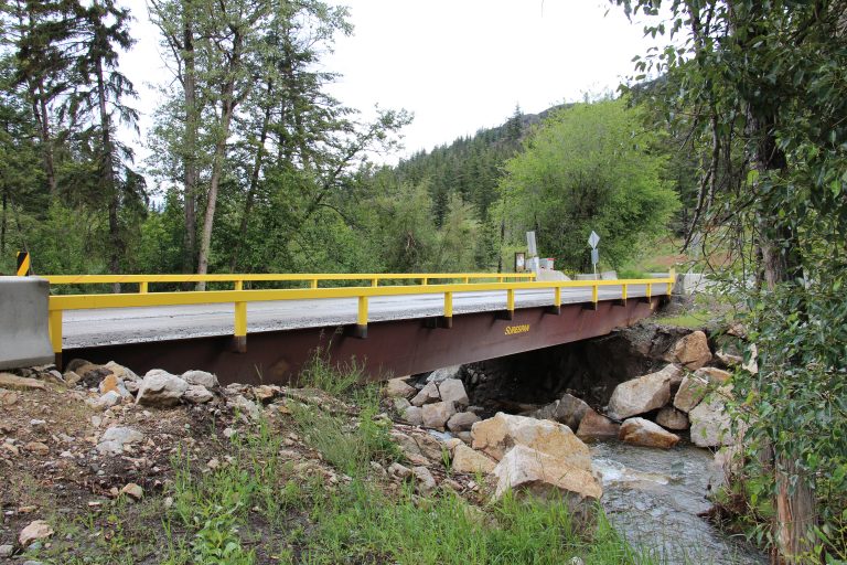 70' Steel Deck Portable Bridge Rental, Kamloops, BC - Surespan